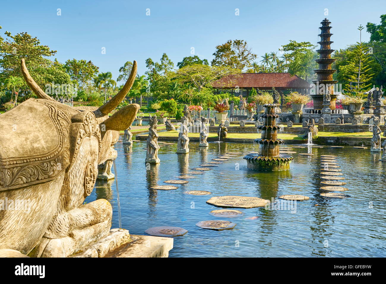 The Water Palace Tirta Gangga, Bali, Indonesia Stock Photo - Alamy