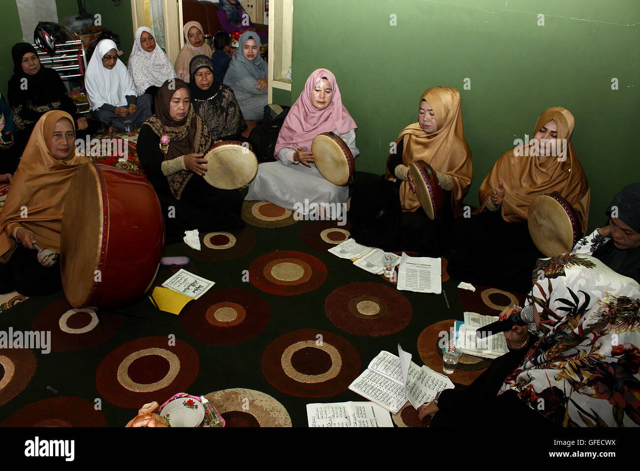 West Jakarta, Indonesia. 31st July, 2016. Edwin family did Akikah (in ...