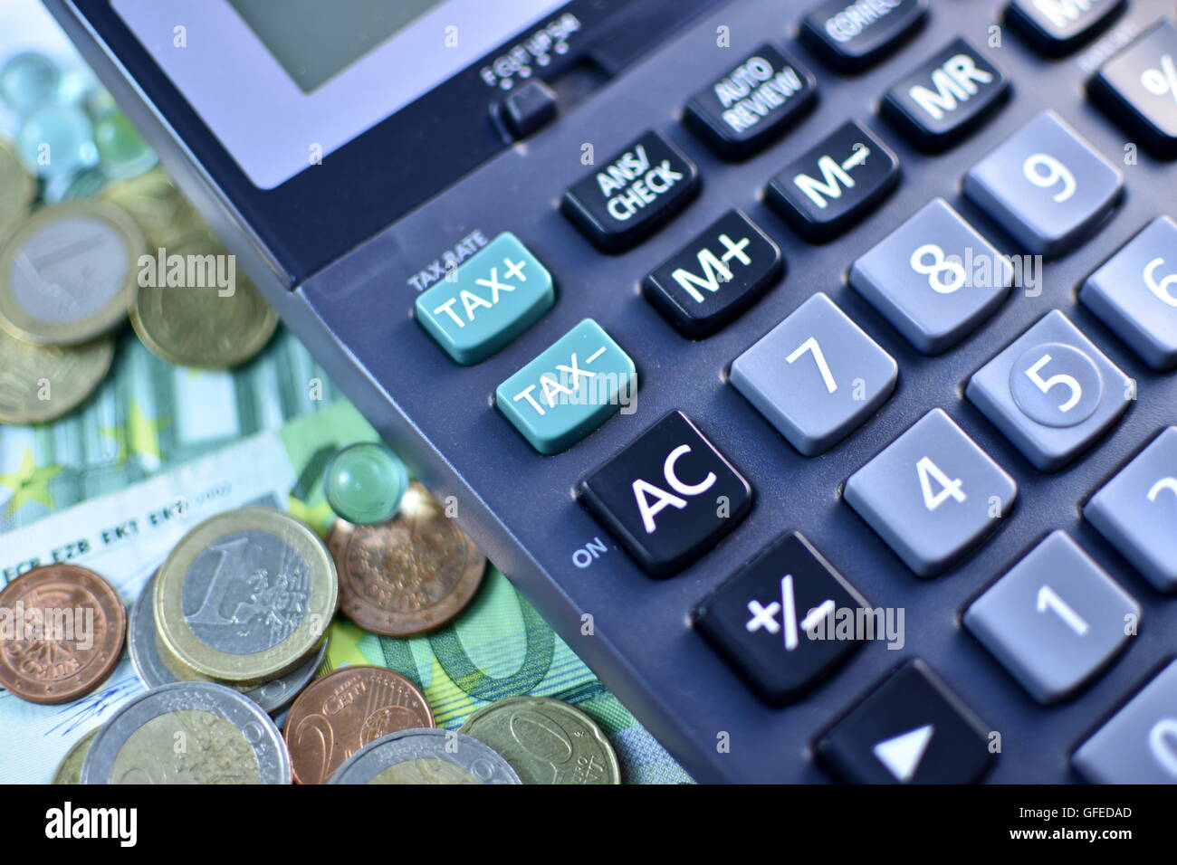 Different Close up EURO Bank note and currency Stock Photo - Alamy