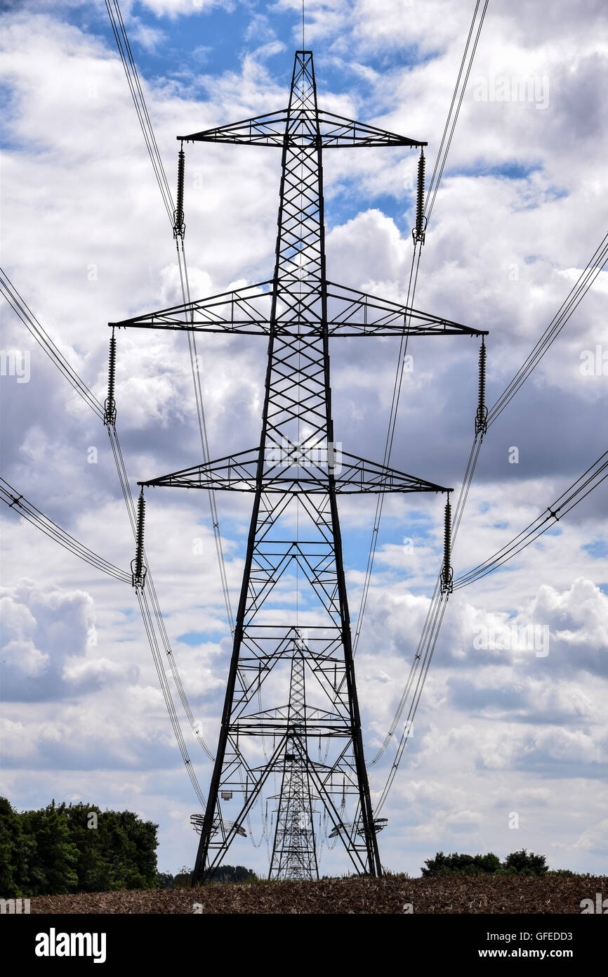 Electricity pylons detail uk hi-res stock photography and images - Alamy