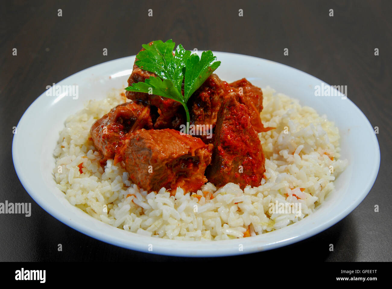 Serving goulash hi-res stock photography and images - Alamy