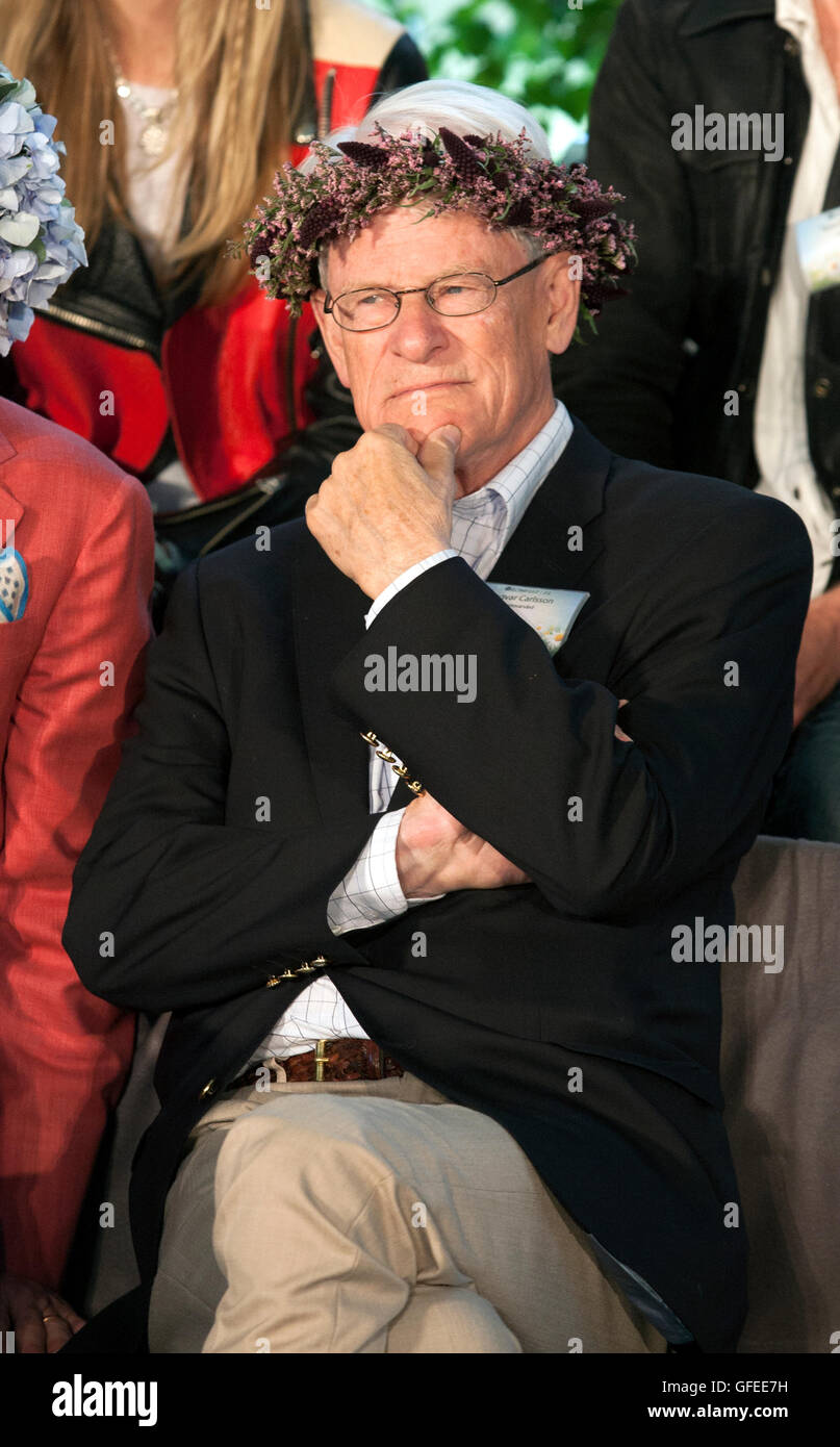 Ingvar Carlsson former prime minister and party leader for Social ...