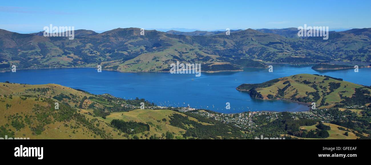 Banks peninsula aerial hi-res stock photography and images - Alamy