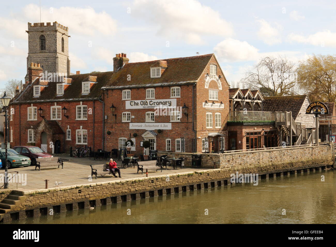 Old Granary Restaurant,Wareham,Dorset Stock Photo - Alamy