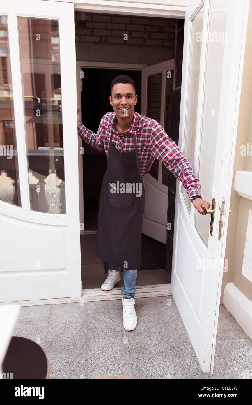 Picture of cook man from restaurant or cafe Stock Photo - Alamy