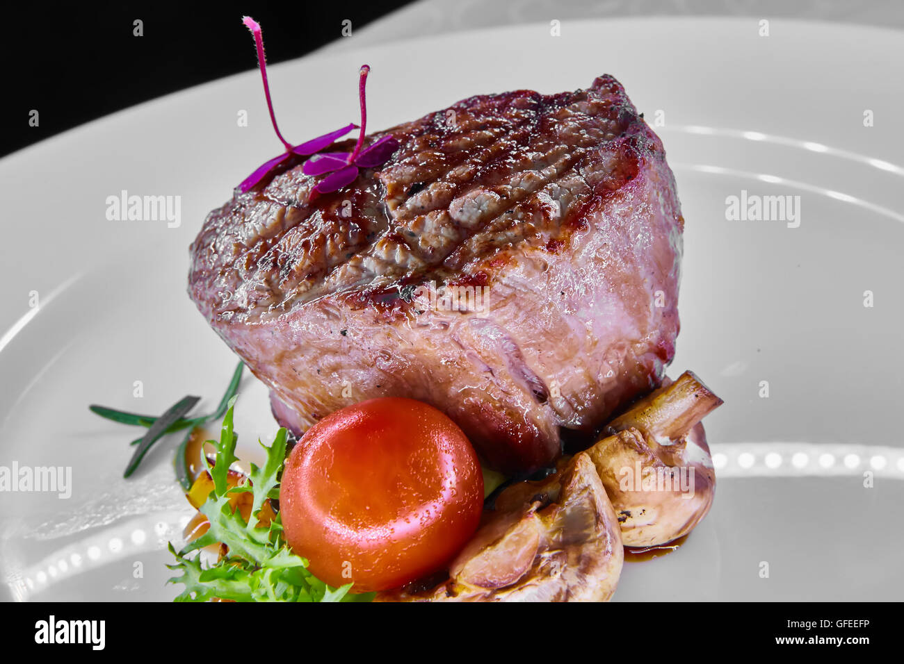 Delicious beef steak Stock Photo - Alamy
