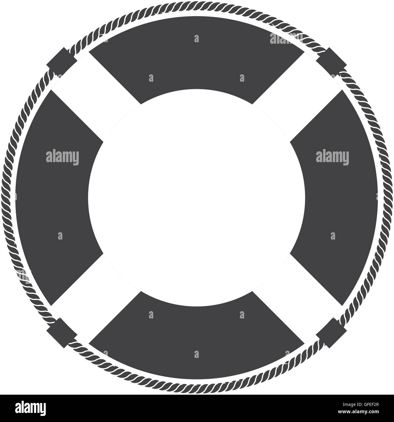 float lifeguard silhouette icon Stock Vector Image & Art - Alamy