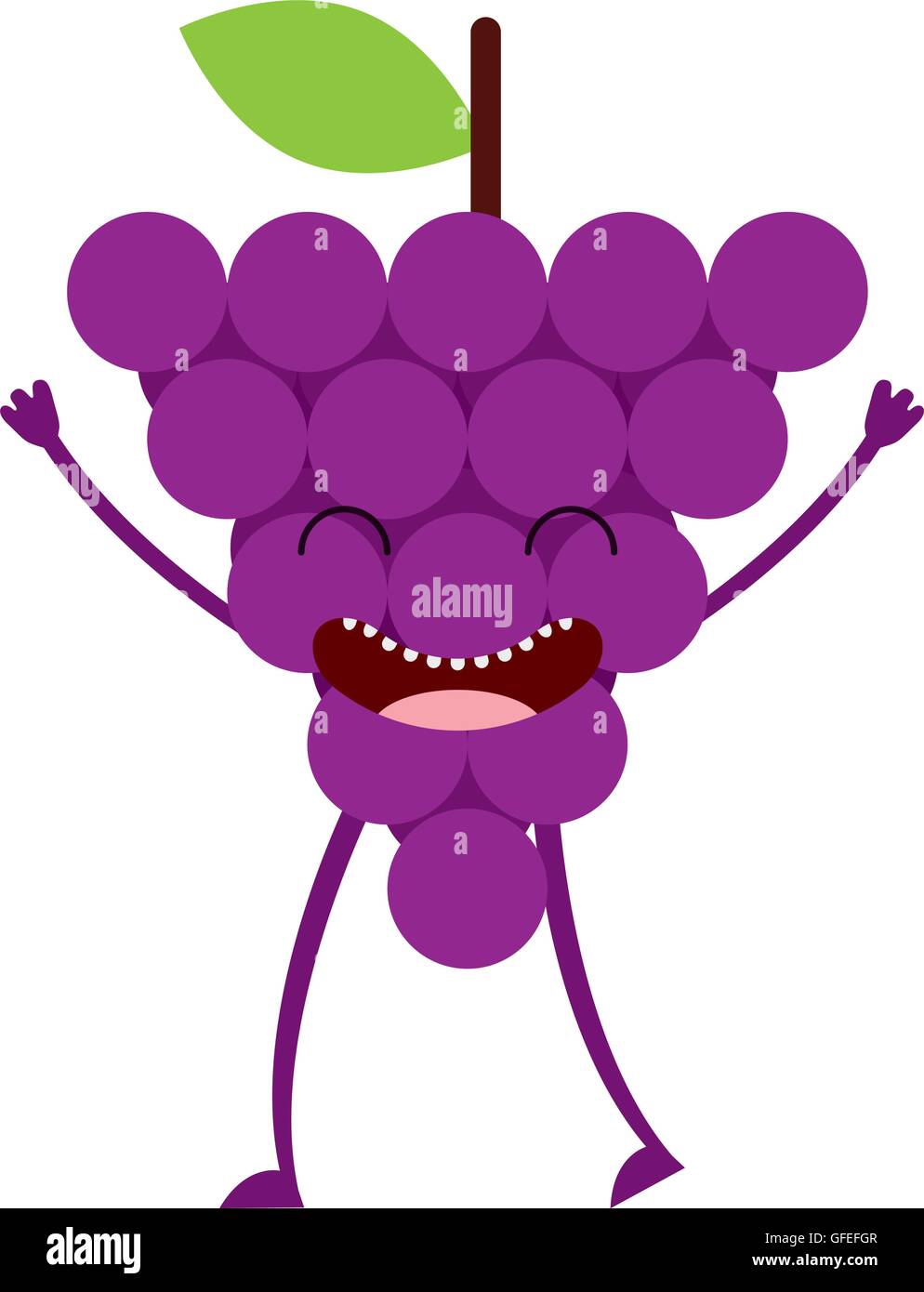 fruit character cute icon Stock Vector Image & Art - Alamy