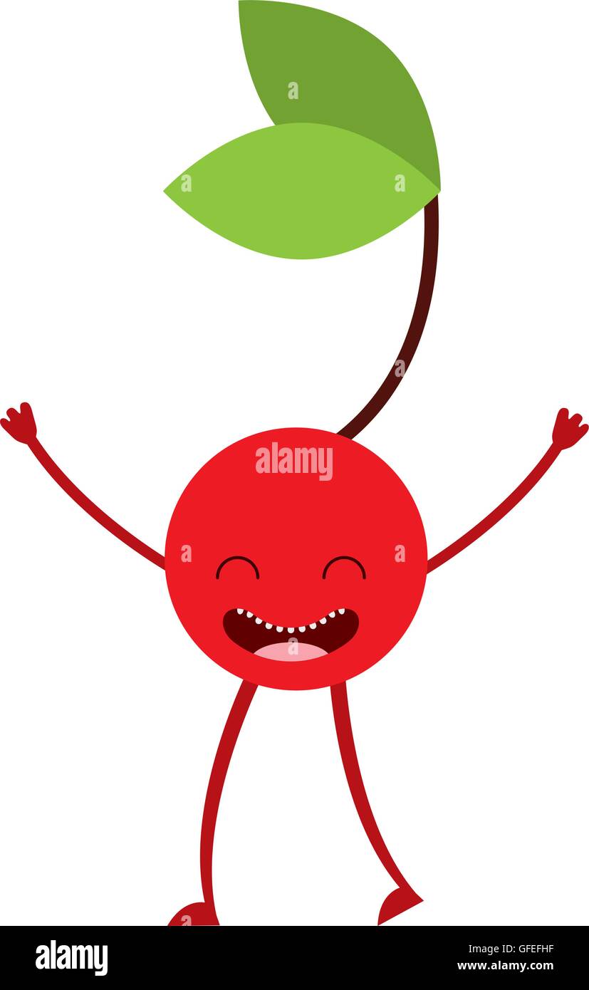 fruit character cute icon Stock Vector Image & Art - Alamy