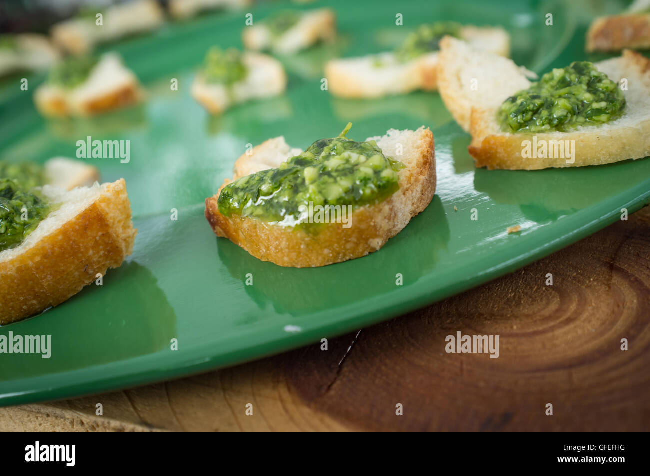 Canape pesto hi-res stock photography and images - Alamy