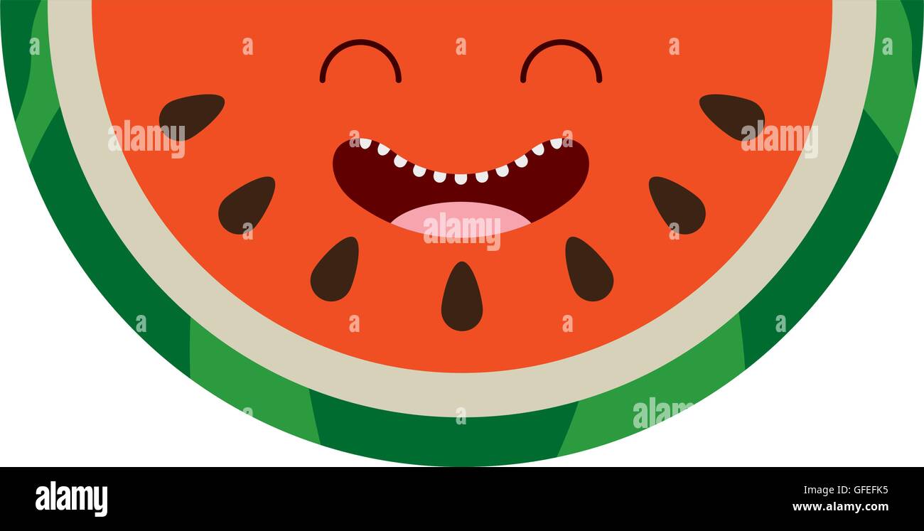 fruit character cute icon Stock Vector Image & Art - Alamy