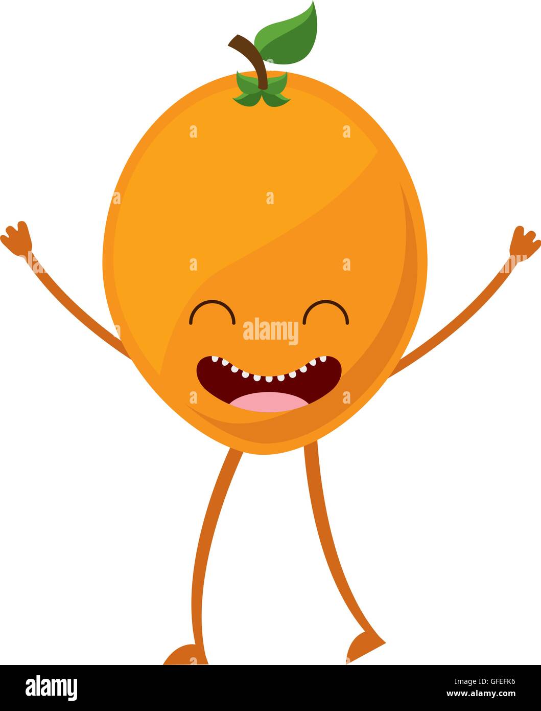 fruit character cute icon Stock Vector Image & Art - Alamy