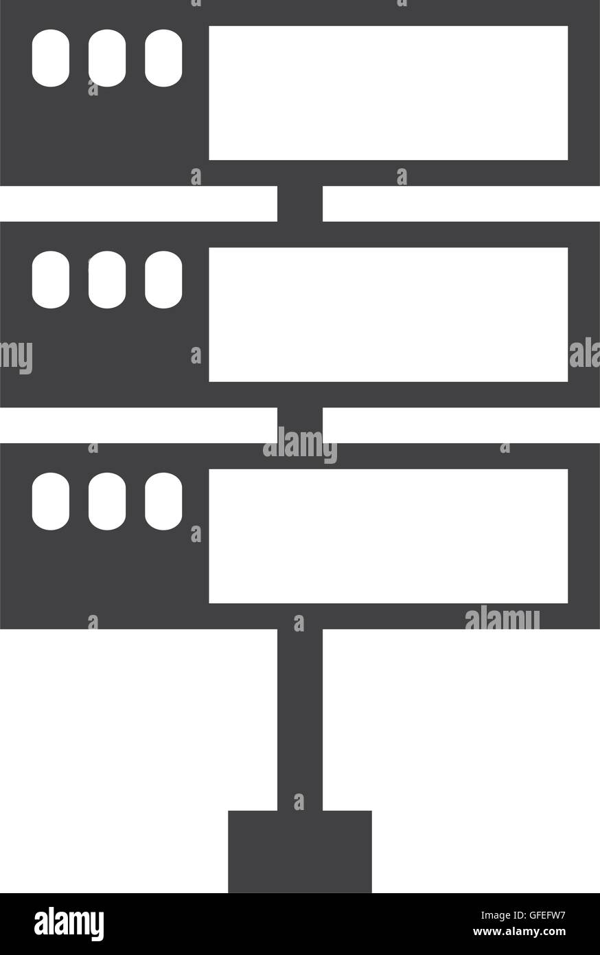 disk server data storage icon Stock Vector Image & Art - Alamy