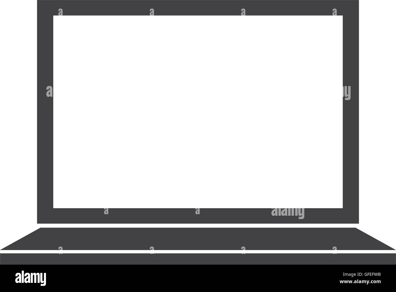 laptop computer portable icon Stock Vector Image & Art - Alamy