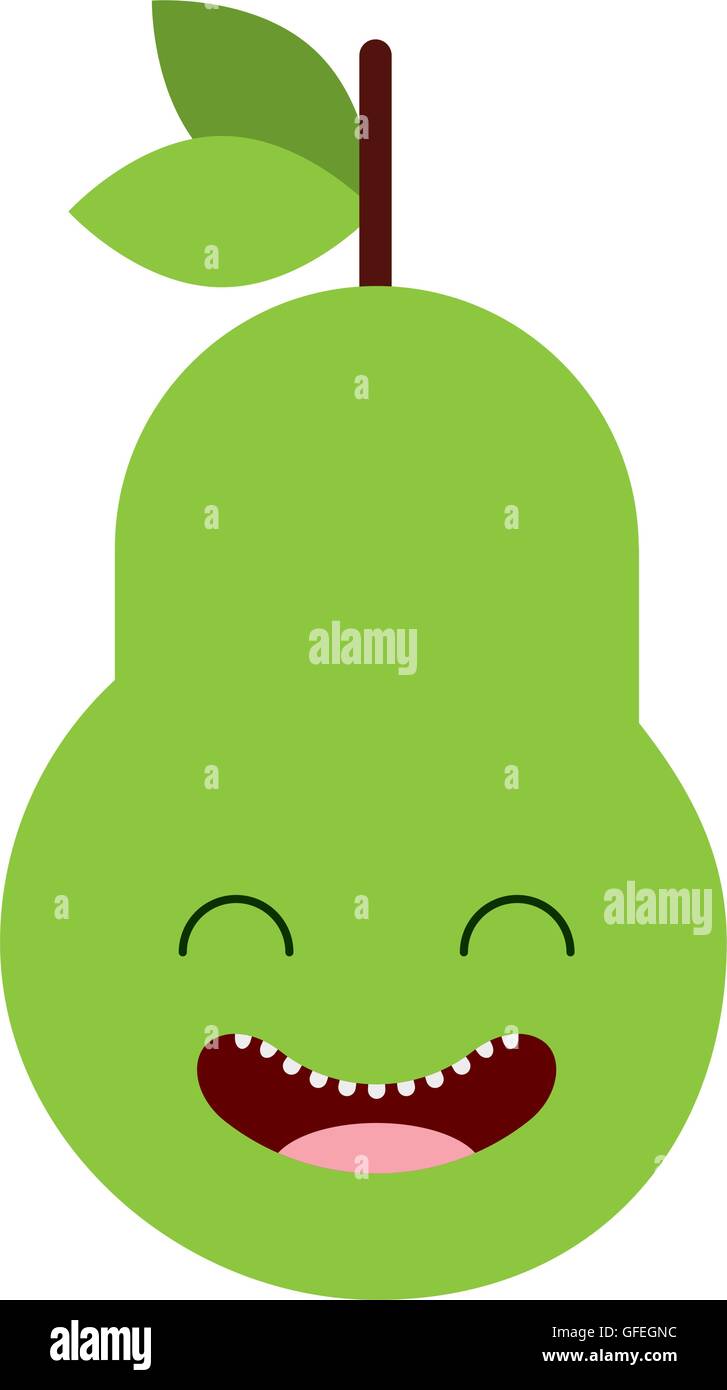 fruit character cute icon Stock Vector Image & Art - Alamy