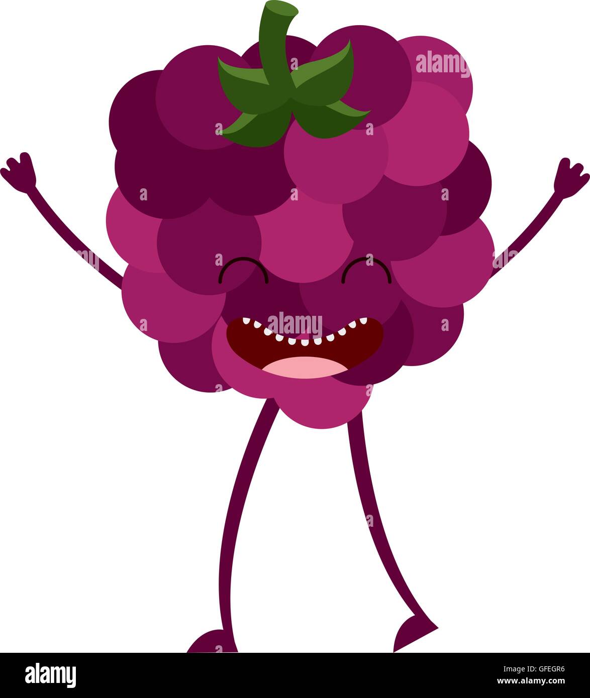 fruit character cute icon Stock Vector Image & Art - Alamy