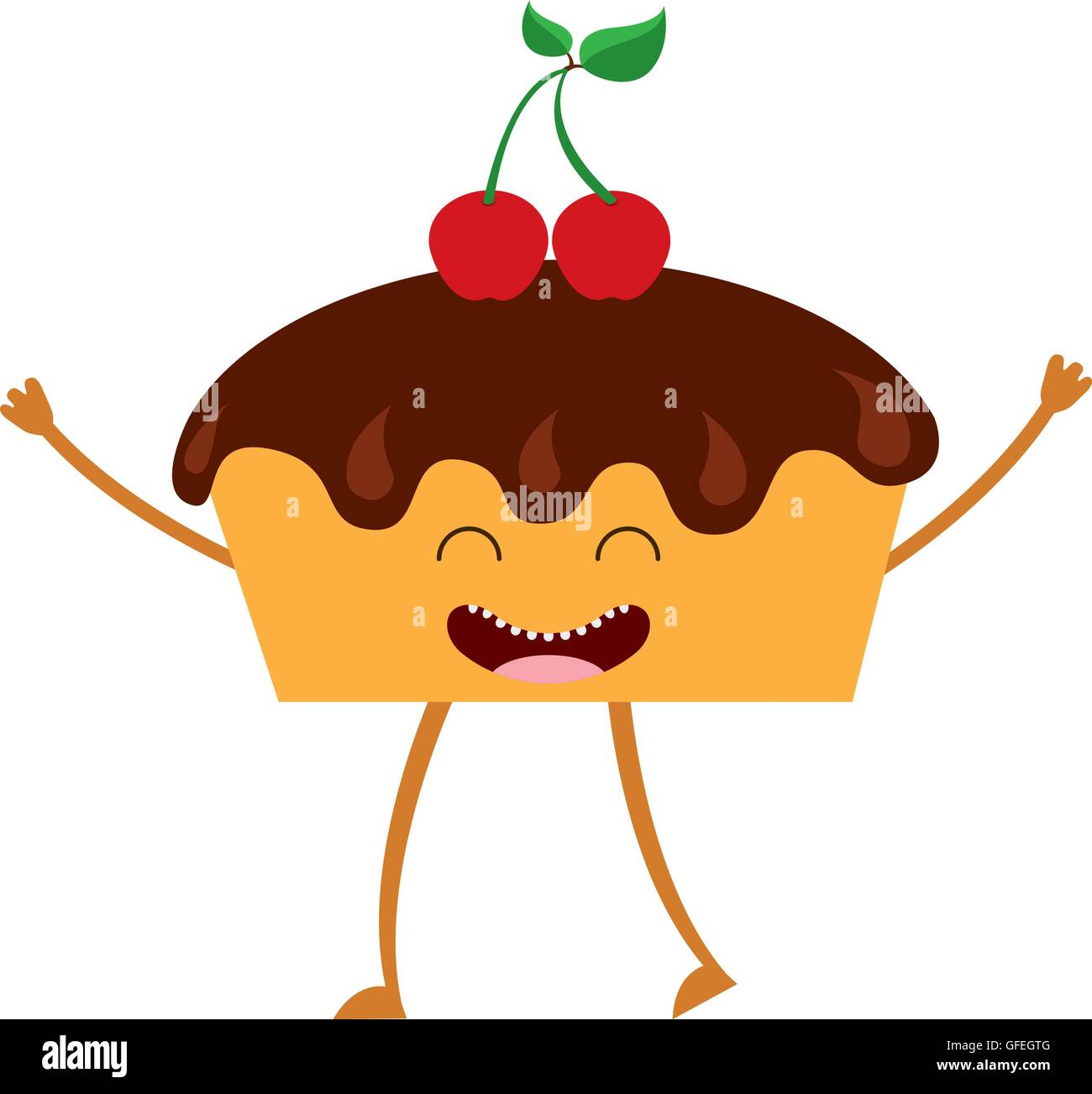sweet bakery character cute icon Stock Vector Image & Art - Alamy