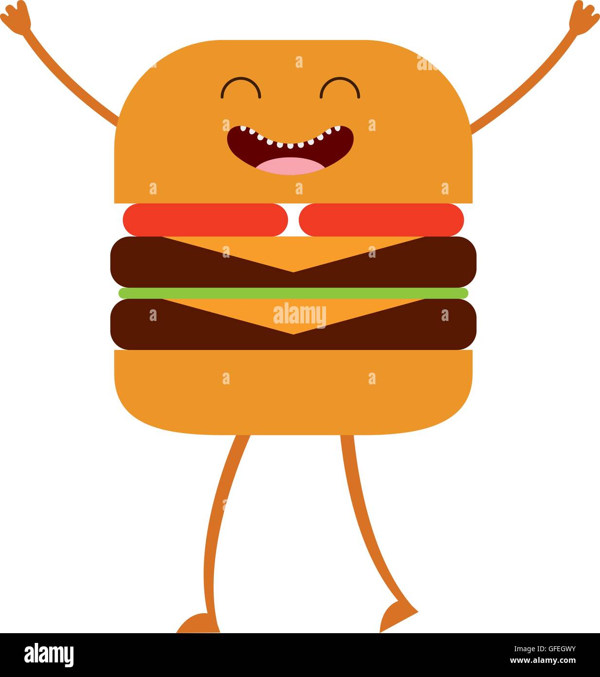 fast food character cute icon Stock Vector Image & Art - Alamy