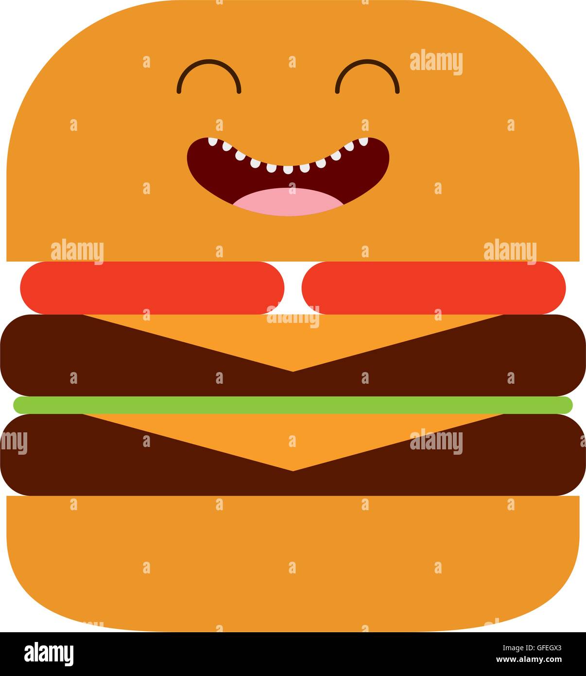 fast food character cute icon Stock Vector Image & Art - Alamy