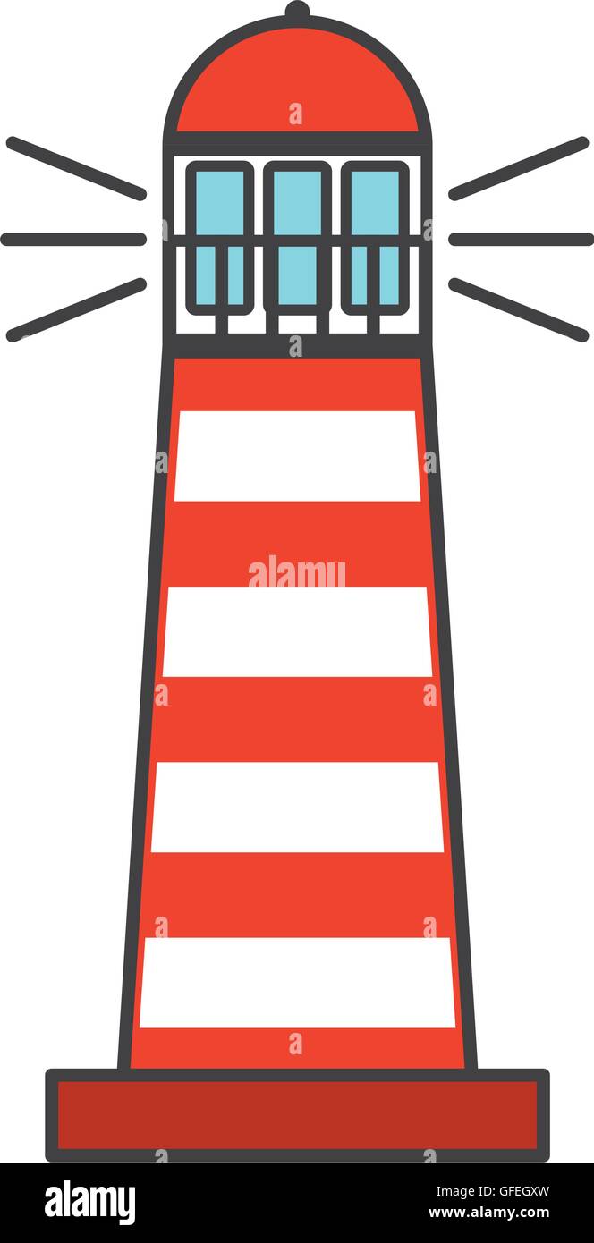 lighthouse tower guide icon Stock Vector Image & Art - Alamy
