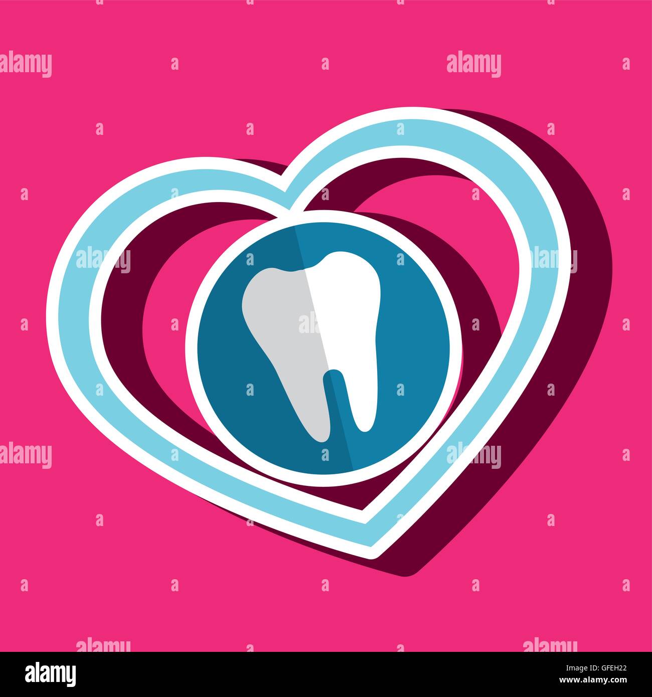 symbol medicine odontology icon Stock Vector Image & Art - Alamy