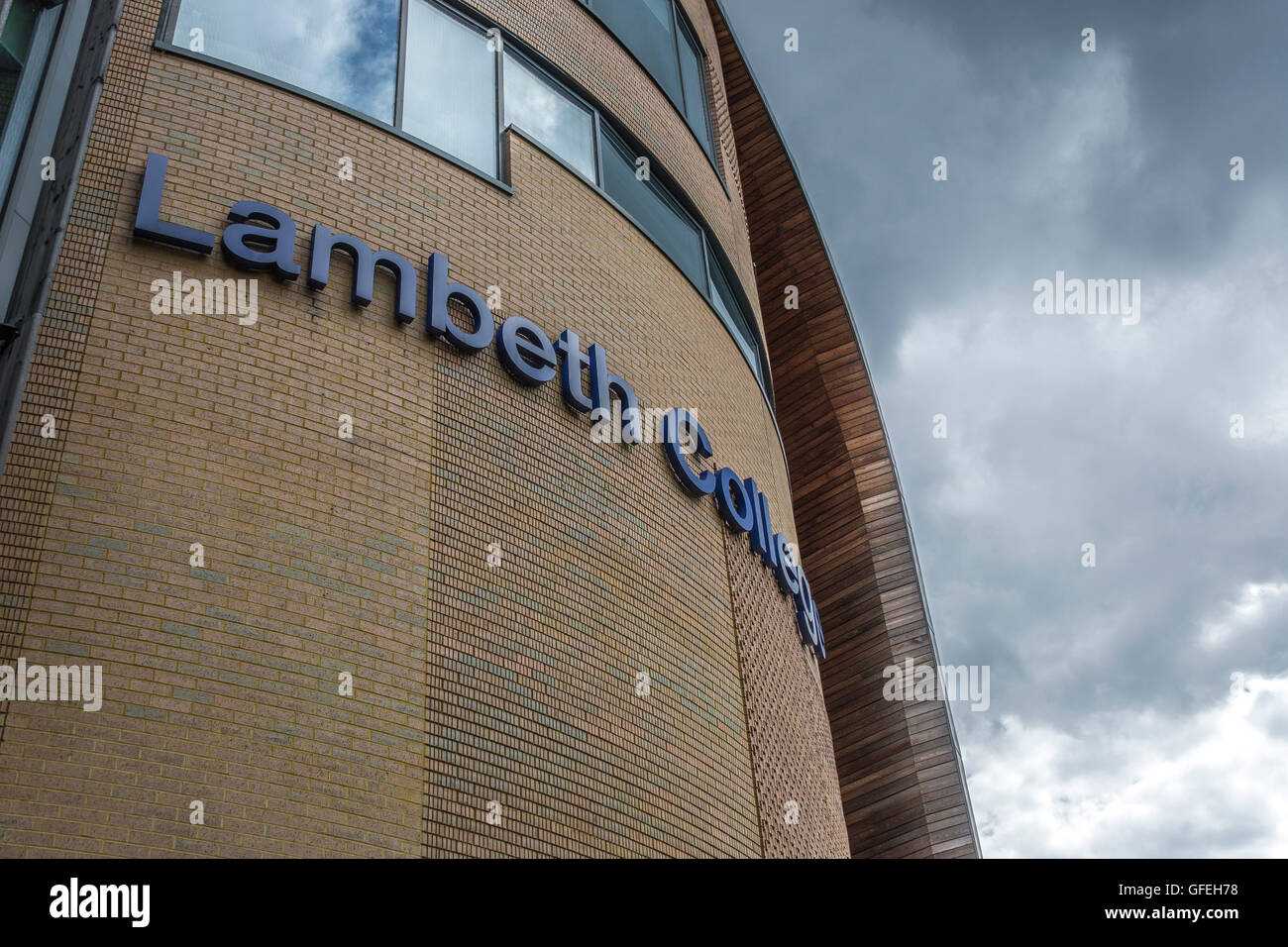 Lambeth College is a Further Education college in the London Borough of Lambeth Stock Photo - Alamy