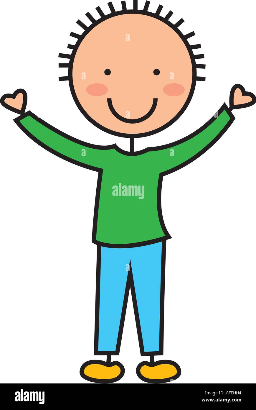 little boy smile icon Stock Vector Image & Art - Alamy