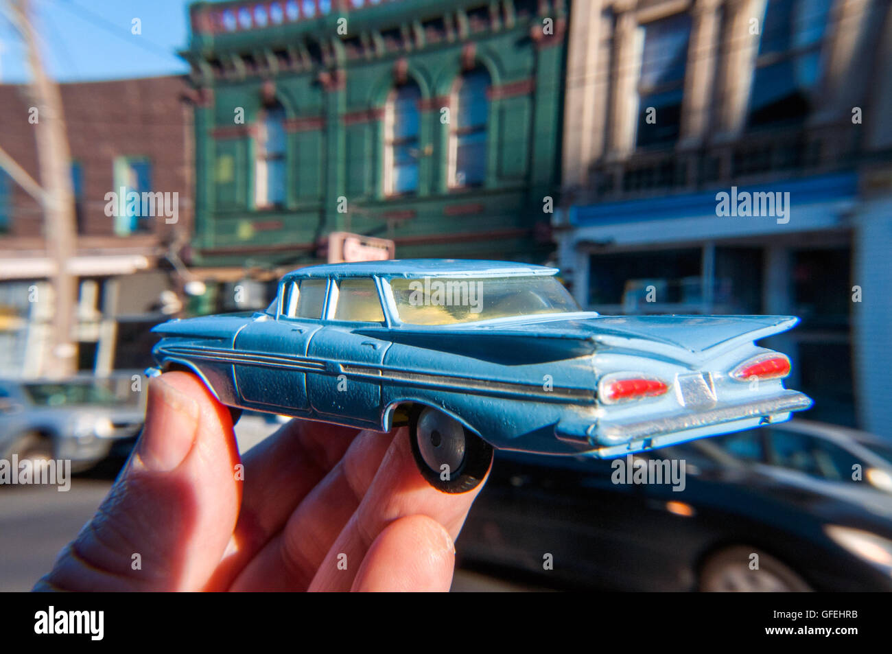 Retro model Ford Chevrolet Impala car, Melbourne, Victoria, Australia ...