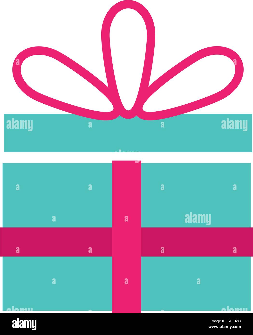 gift box present icon Stock Vector Image & Art - Alamy