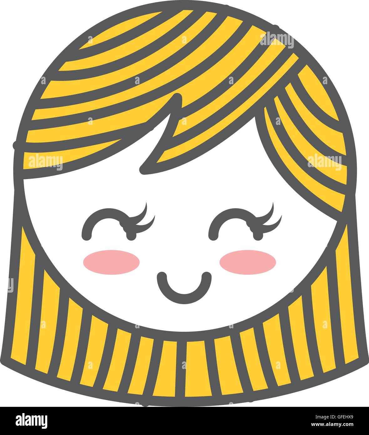 little girl drawing icon Stock Vector Image & Art - Alamy