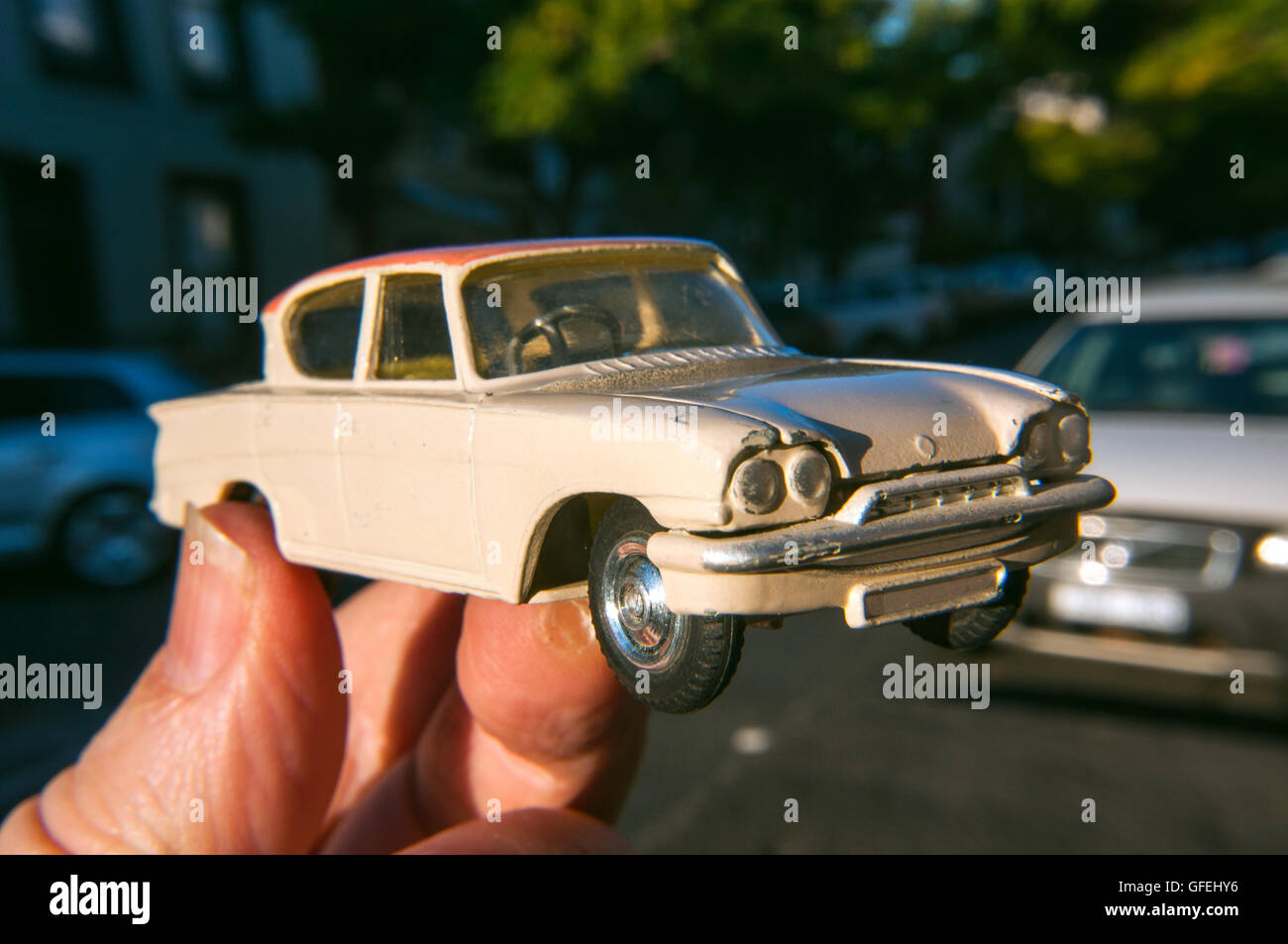 Retro model Ford Consul 315 car, Melbourne, Victoria, Australia Stock ...