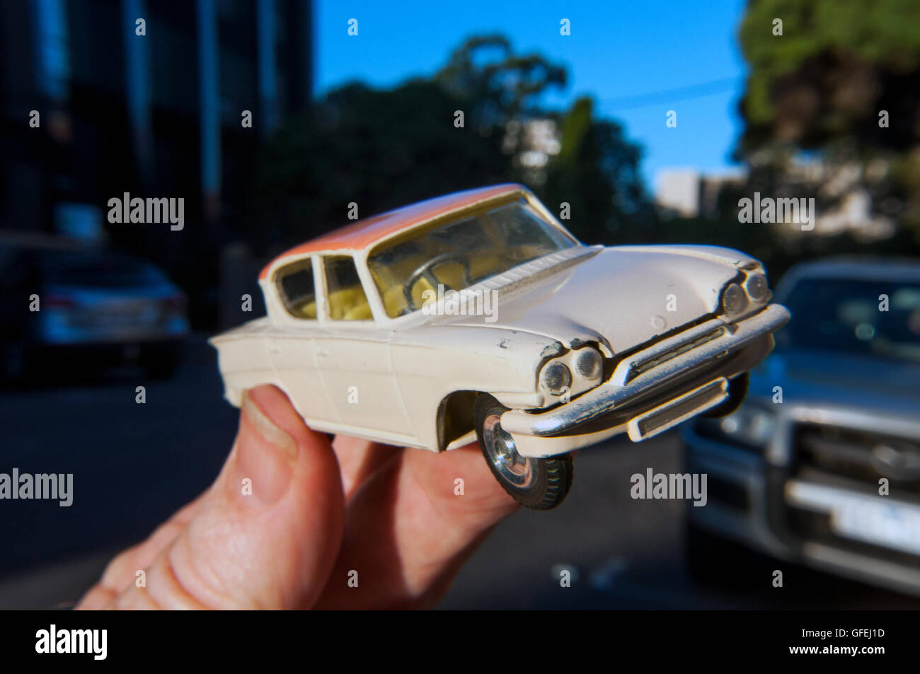 Retro model Ford Consul 315 car, Melbourne, Victoria, Australia Stock ...