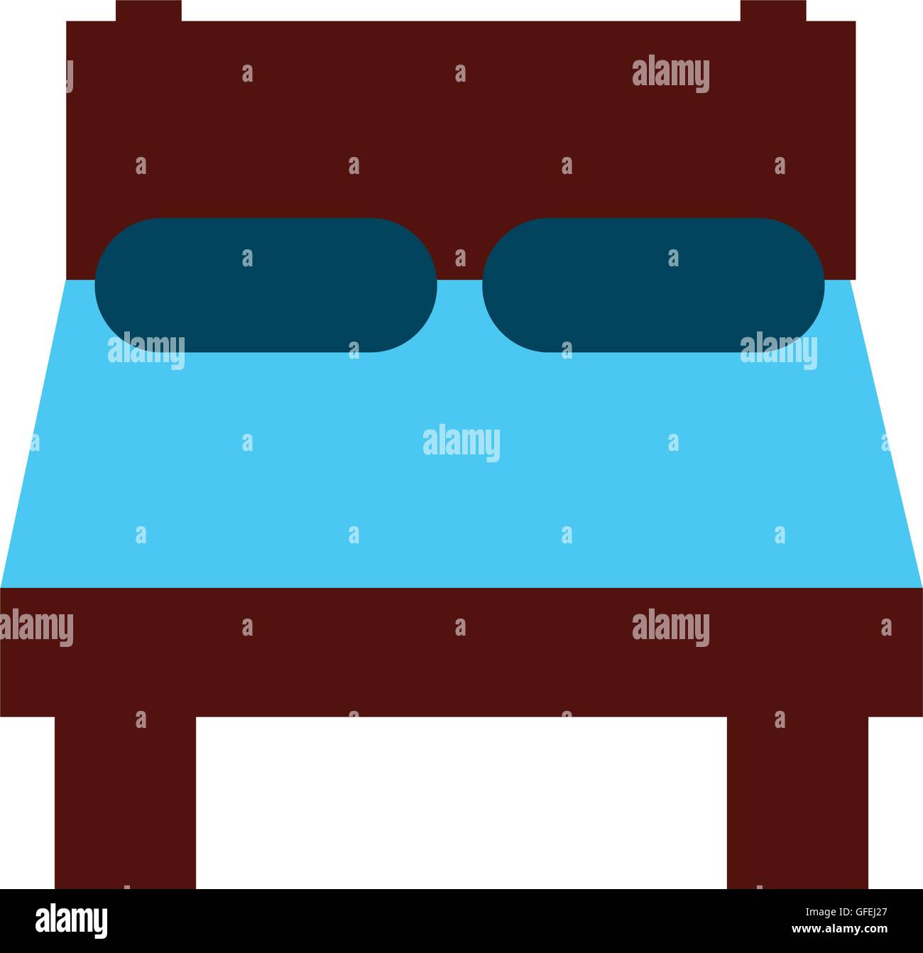 bed bedroom rest icon Stock Vector Image & Art - Alamy