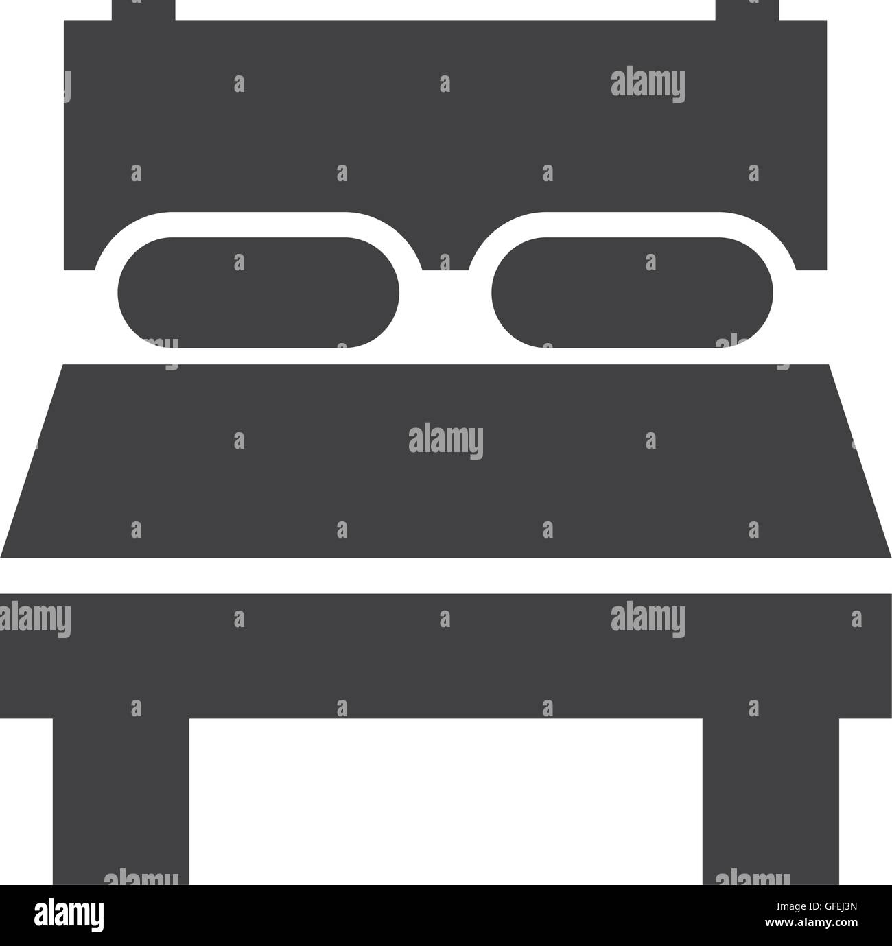 Star hotel bedroom Stock Vector Images - Alamy