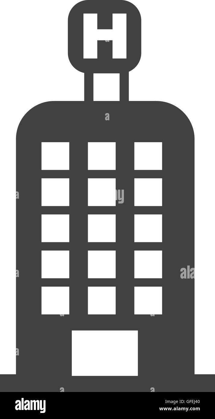 hotel building h icon Stock Vector Image & Art - Alamy