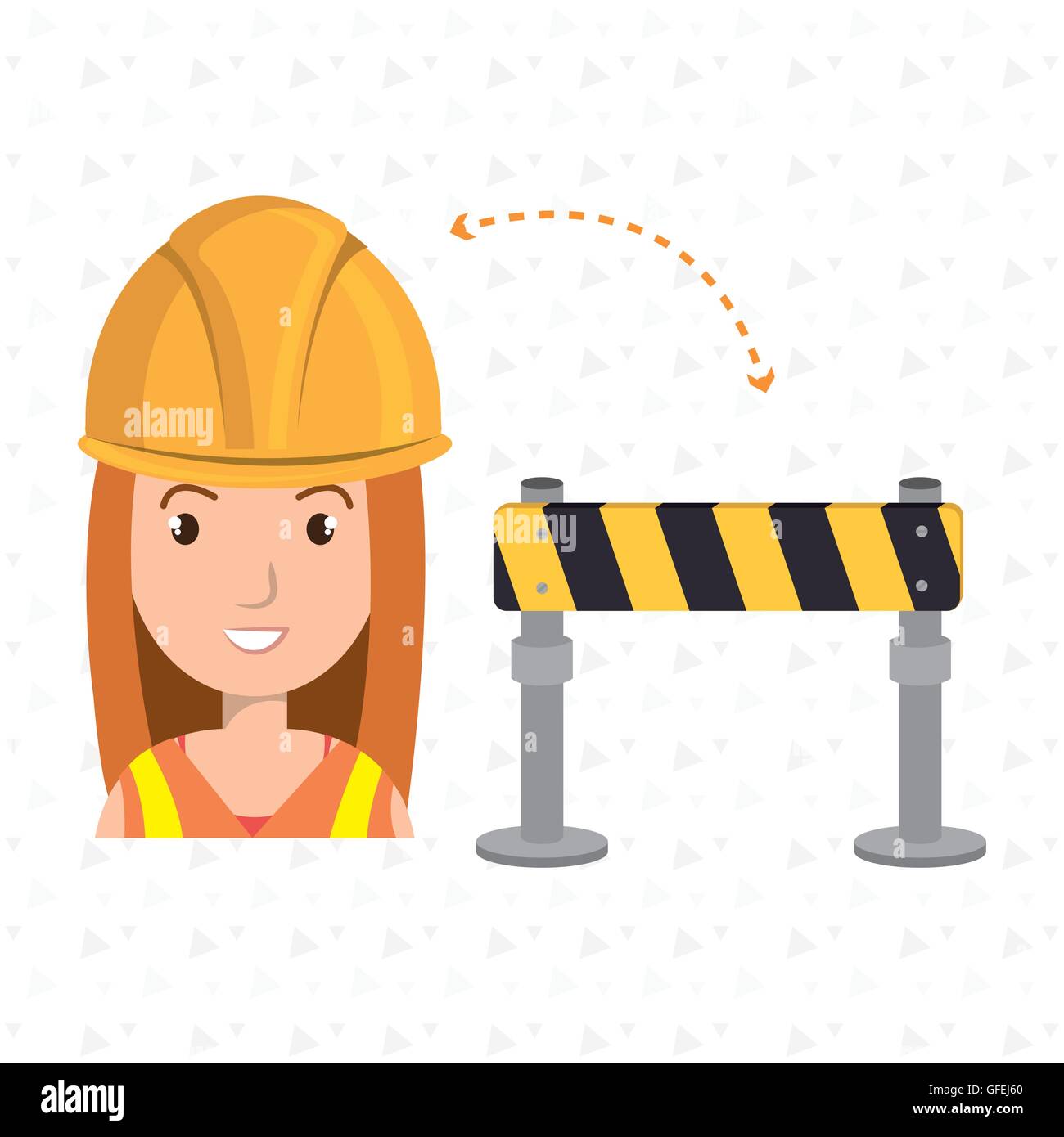 woman construction tool work Stock Vector Image & Art - Alamy