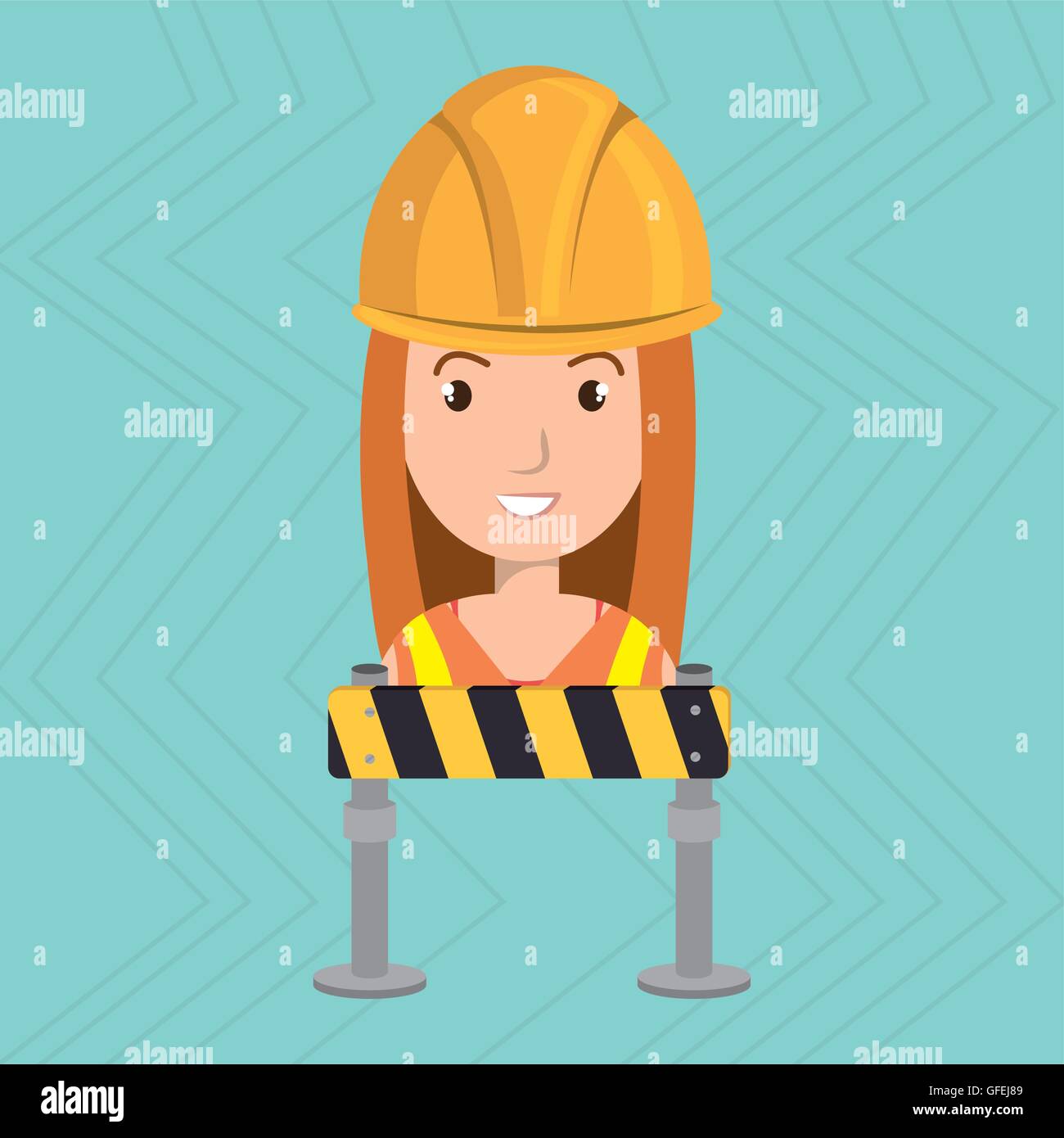 Woman protective clothing construction Stock Vector Images - Alamy