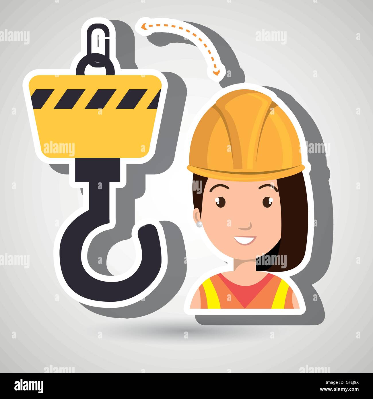 Steel building construction surveyor Stock Vector Images - Alamy