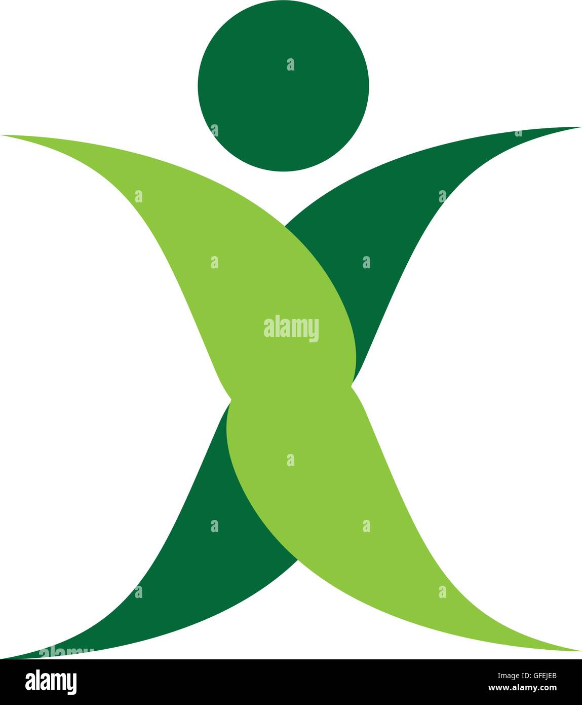 human figure silhouette green icon Stock Vector Image & Art - Alamy