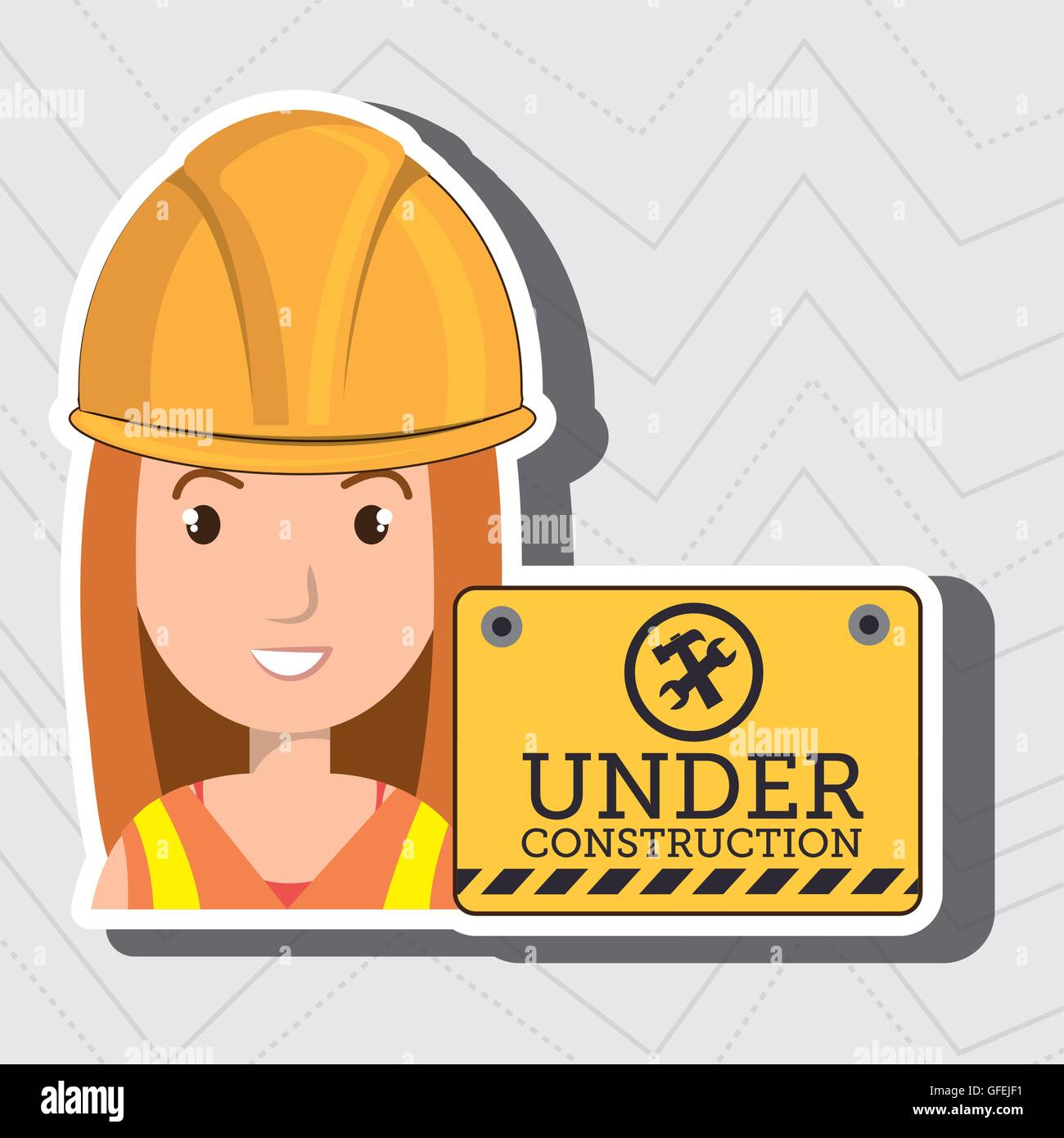 Woman Protective Clothing Construction Stock Vector Images - Alamy