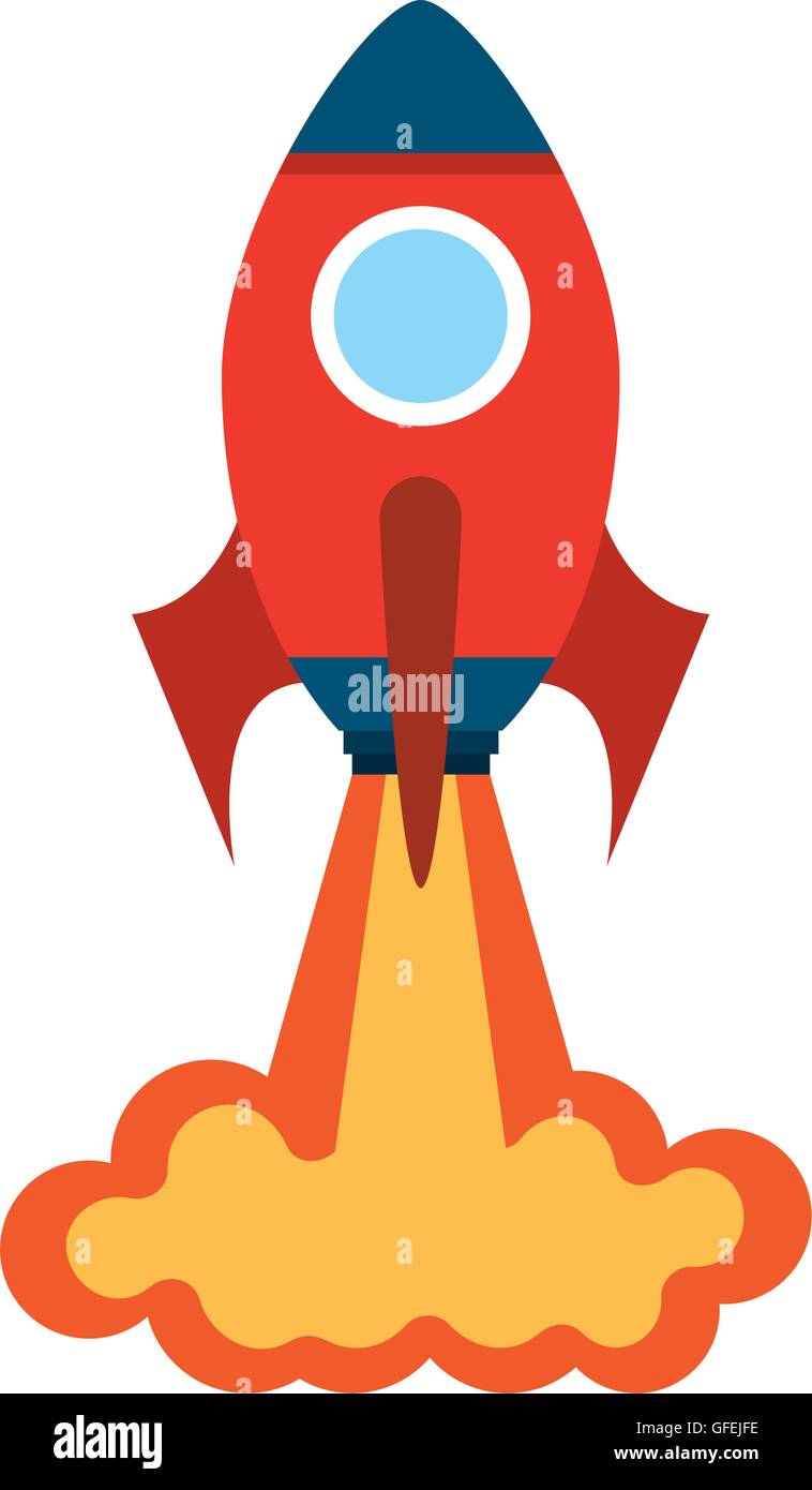 rocket launcher startup icon Stock Vector Image & Art - Alamy