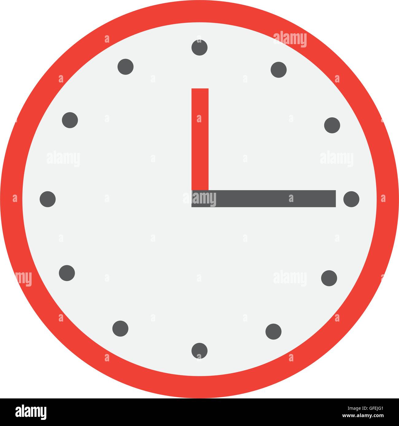 time clock watch icon Stock Vector Image & Art - Alamy