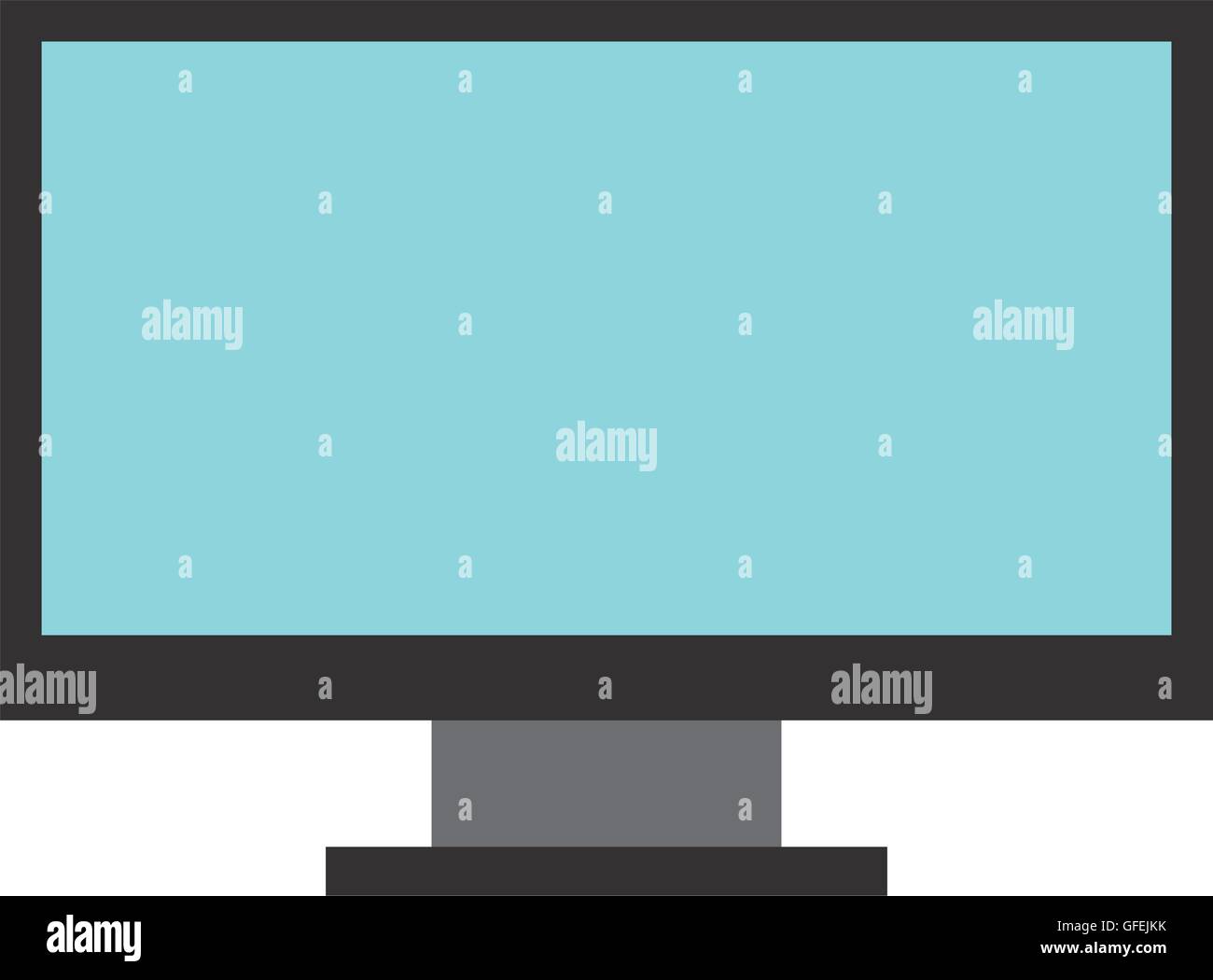 monitor computer desktop icon Stock Vector Image & Art - Alamy
