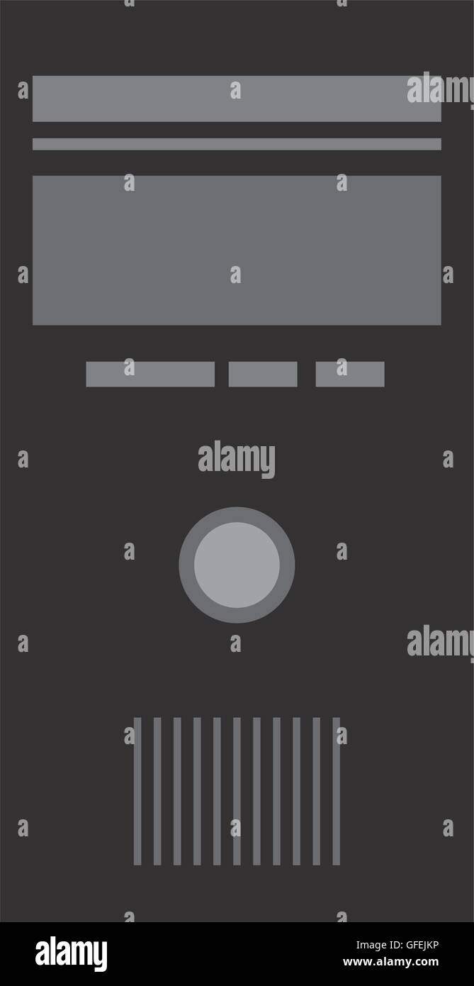 computer cpu server icon Stock Vector Image & Art - Alamy