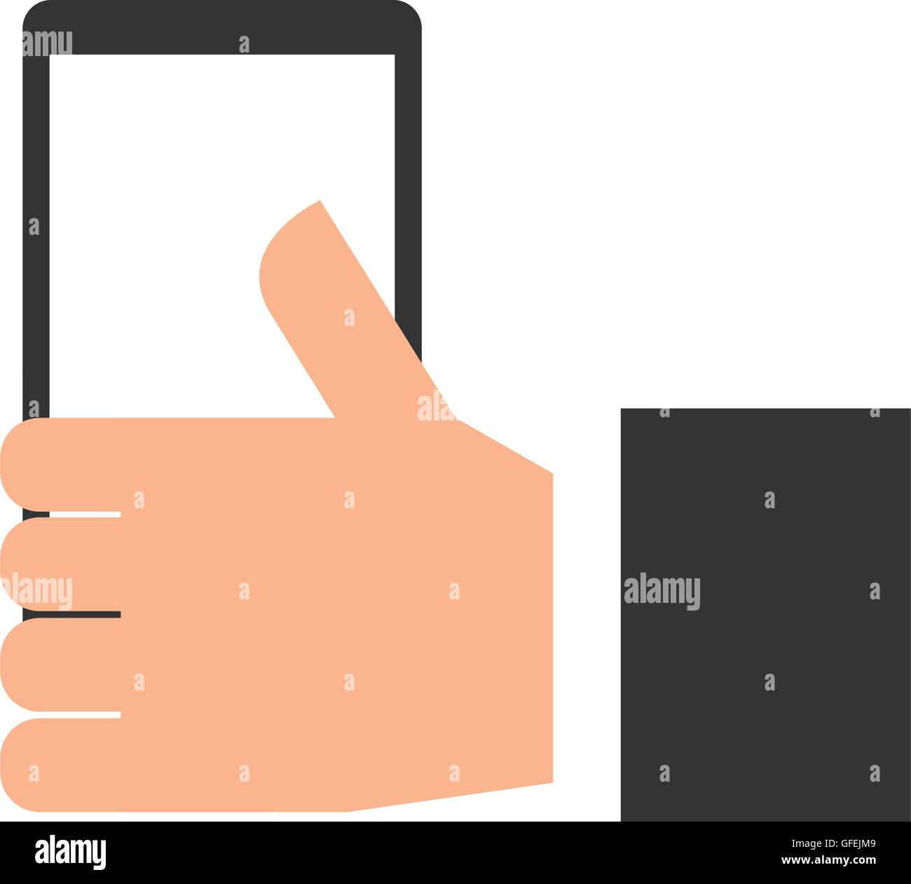 smartphone technology portable icon Stock Vector Image & Art - Alamy