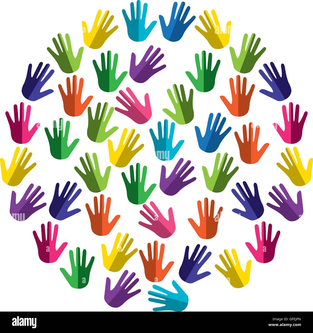 hands human diversity colors icon Stock Vector Image & Art - Alamy