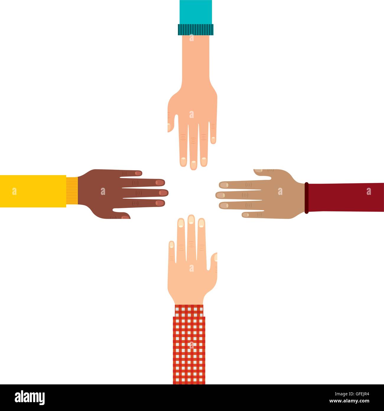 hands human protection icon Stock Vector Image & Art - Alamy
