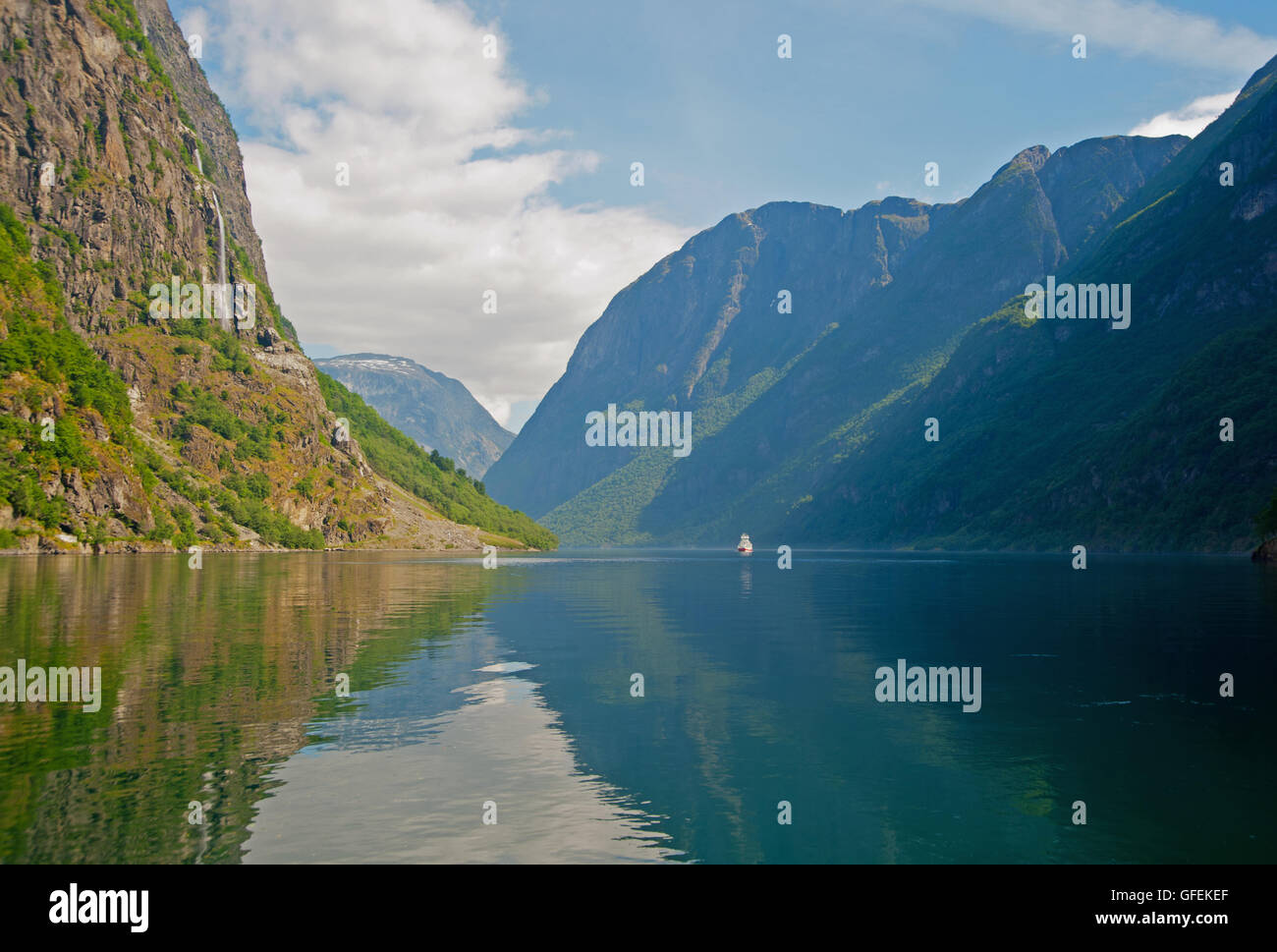 Sognefjord fjord tourist area in Norway north of Bergen Stock Photo - Alamy