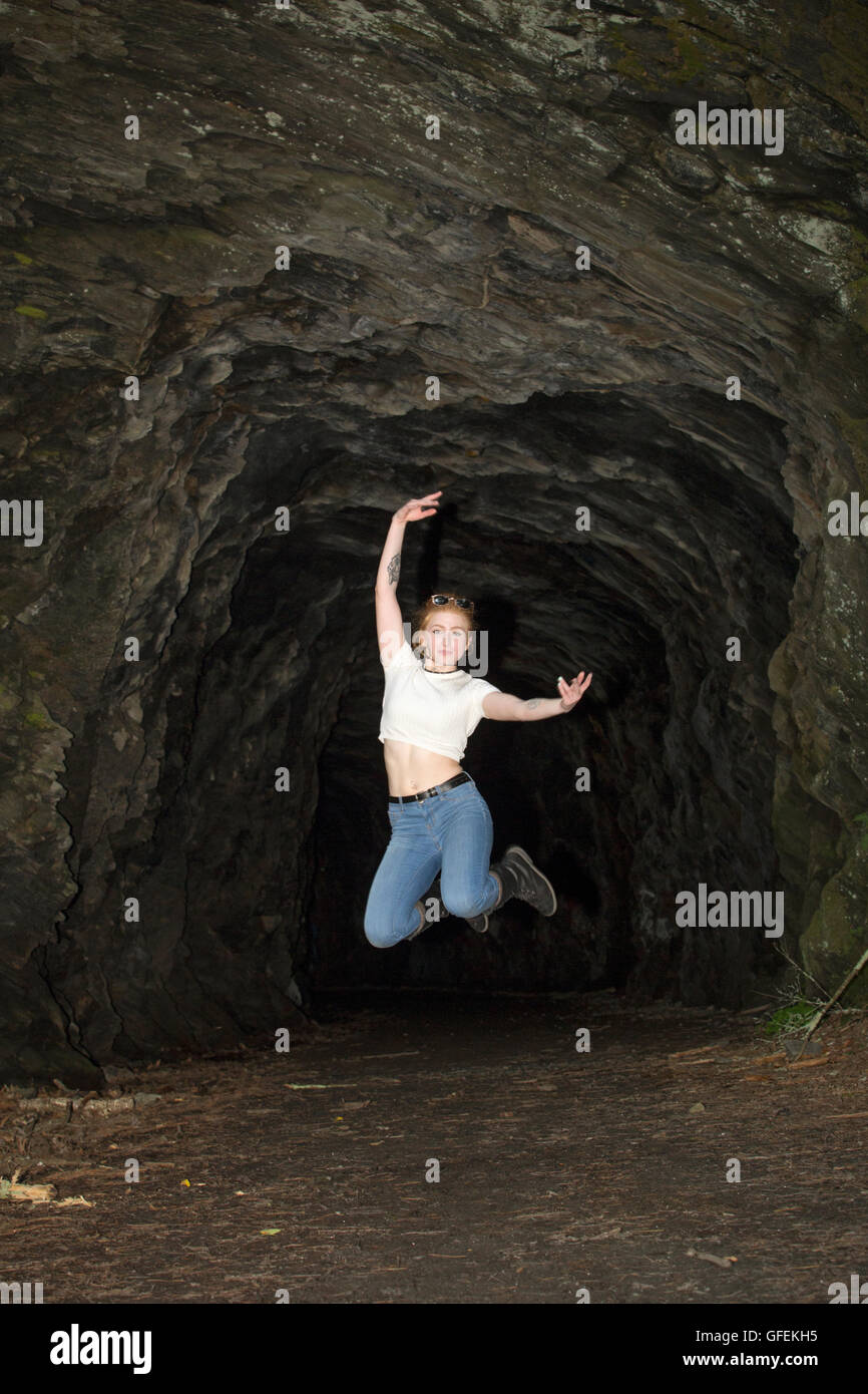 Beautiful red head in skinny hi-res stock photography and images - Alamy