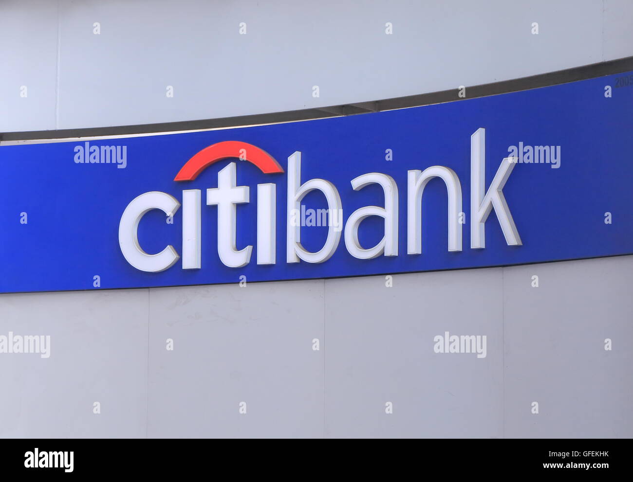 Citibank sign logo hi-res stock photography and images - Alamy